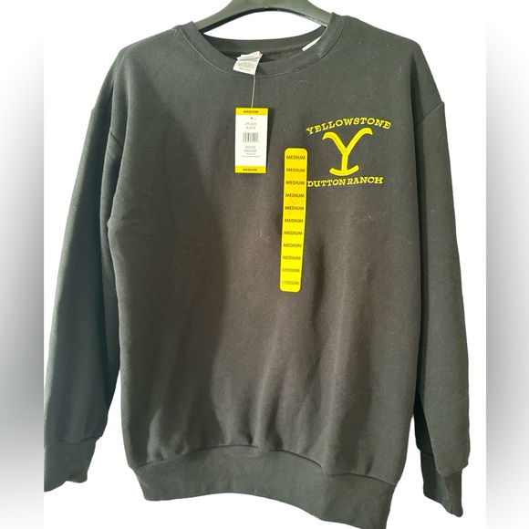 Yellowstone | Sweaters | New Yellowstone Dutton Ranch Black Sweatshirt ...